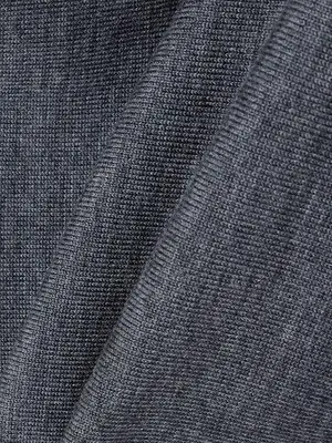 Simkhai Atwood Wool Midi Skirt - Gray