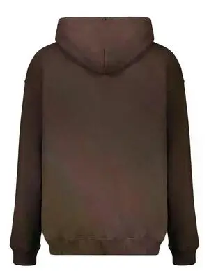 Off-White Logo-print Hoodie - Brown