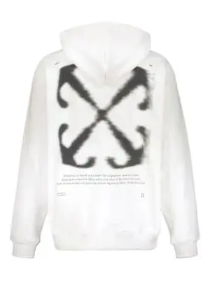 Off-White Arrow Motif Drawstring Hoodie