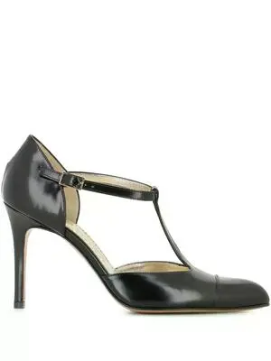 ANTONIO BARBATO MAESTRI VENEZIANI T-strap Heeled Pumps - Black