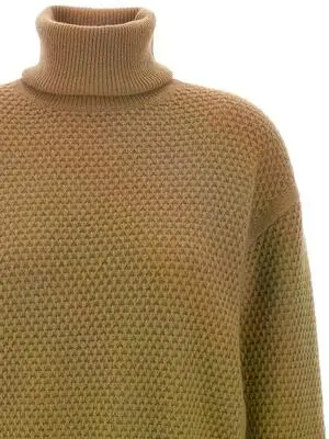 Max Mara Honeycomb High-collar Sweater