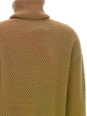 Max Mara Honeycomb High-collar Sweater