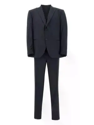 MARCHESANI Peaked-lapels Three-piece Single-breasted Suit - Grey