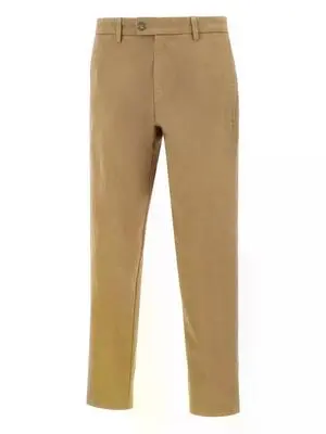 RE-HASH Buttoned Cotton Straight-leg Trousers
