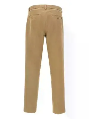 RE-HASH Buttoned Cotton Straight-leg Trousers