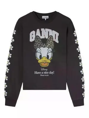 GANNI X Disney Graphic Print Sweatshirt - Black