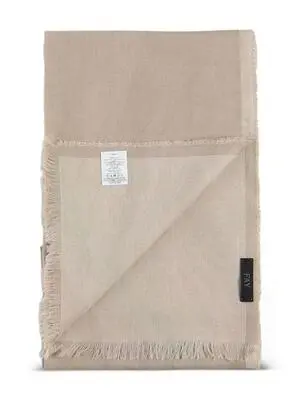 FAY Fringed Scarf - Neutrals