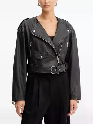 BOSS Zip-fastening Biker Jacket
