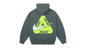 PALACE X Nike Tri Swoosh Hood - Charcoal