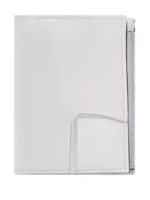 Comme Des Garçons Leather Wallet - White