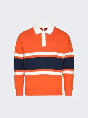 Loewe Long Sleeve Polo And Purple - Orange