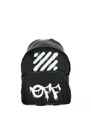 Off-White Graphic-print Backpack - Black