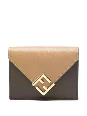 Fendi Ff Diamonds Tri-fold Wallet