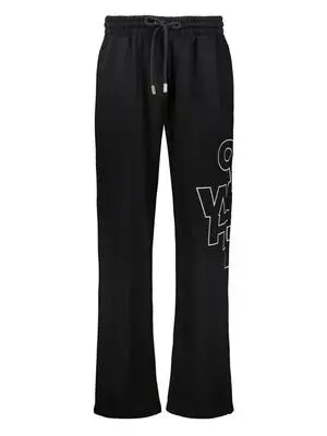Off-White Logo-print Track Pants - Black