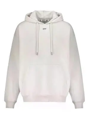 Off-White Hooded Drawstring Sweatshirt