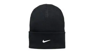 Nike Peak Swoosh Beanie - Black