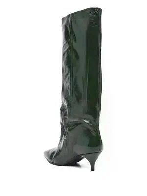 ALCHIMIA 55mm Leather Knee-high Boots