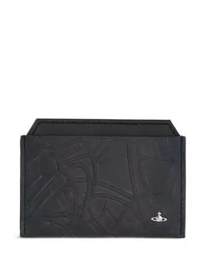 VIVIENNE WESTWOOD Embossed-design Cardholder - Black
