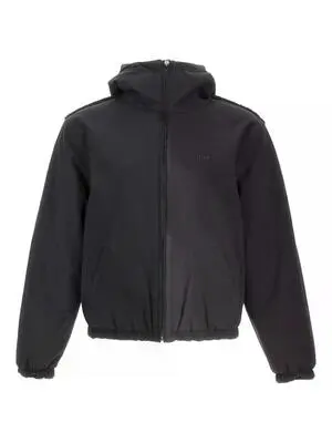 ARTE ANTWERP Elasticated Trims Fleece-panel Hooded Jacket