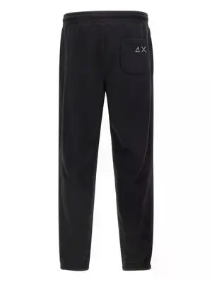 SUN 68 Drawstring Logo-embroidered Track Pants - Black