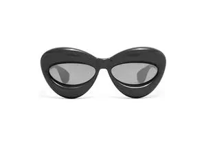 Loewe Inflated Cateye Sunglasses - Black (g00036ix02 1100)