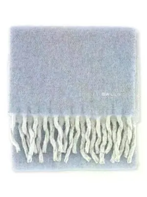 Bally Fringed Scarf - Blue