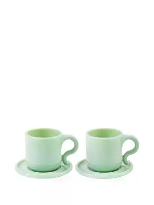 POLSPOTTEN Glossy Expresso Cup - Green