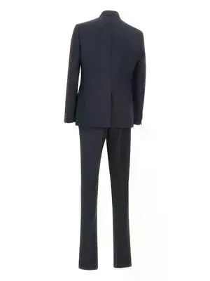 CARLO PIGNATELLI Mandarin Collar Three-piece Suit