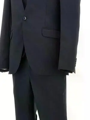 CARLO PIGNATELLI Mandarin Collar Three-piece Suit