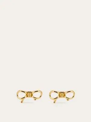 FERRAGAMO Bow Earrings - Gold