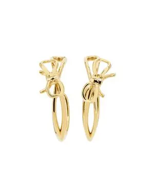 FERRAGAMO Earrings With Bow - Gold