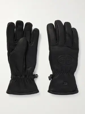 Goldbergh Freeze Padded Leather Gloves - Black