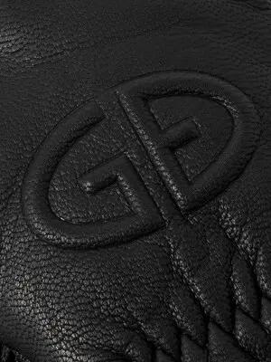 Goldbergh Freeze Padded Leather Gloves - Black