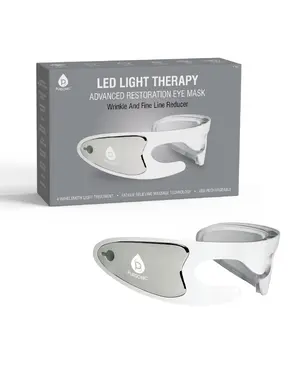 PURSONIC Led Light Therapy Advanced Restoration Eye Mask – Anti-aging - White