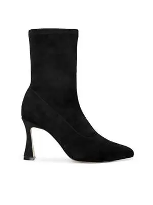 L'Agence Severine Stretch-suede Boots - Black Suede