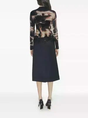 Tory Burch Embellished Cotton Top - Black