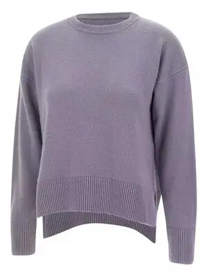FILIPPO DE LAURENTIIS Ribbed Crew-neck Sweater - Purple