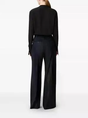 Another Tomorrow Pleated Tuxedo Shirt