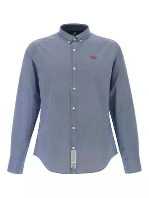 LA MARTINA Micro-dot-pattern Long-sleeves Shirt