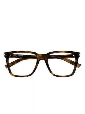 Saint Laurent Square-frame Glasses - Brown