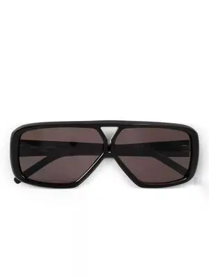 Saint Laurent Double-bridge Sunglasses - Black
