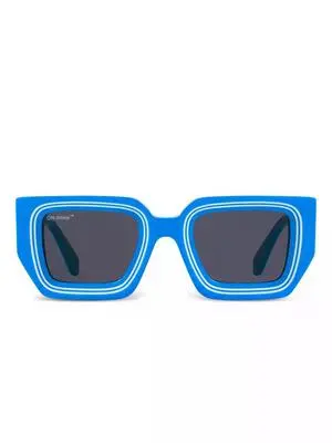 Off-White Francis Square-frame Sunglasses - Blue