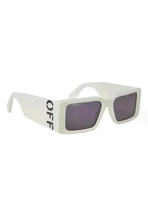 Off-White Rectangle-frame Sunglasses - White