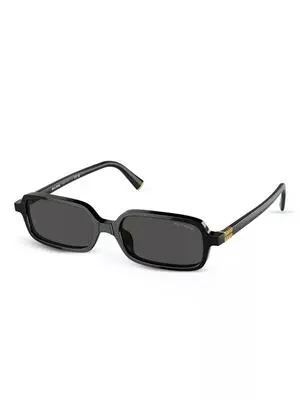 Miu Miu Rectangle-frame Sunglasses - Black
