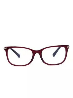 Valentino Garavani Rectangle-frame Eyeglasses - Red