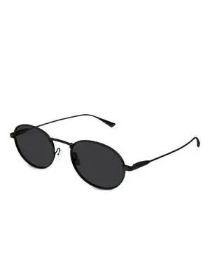 Saint Laurent Oval-frame Sunglasses - Black