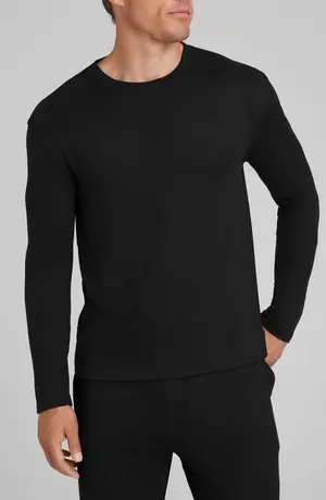 Tommy John Long Sleeve Crewneck Shirt - Black