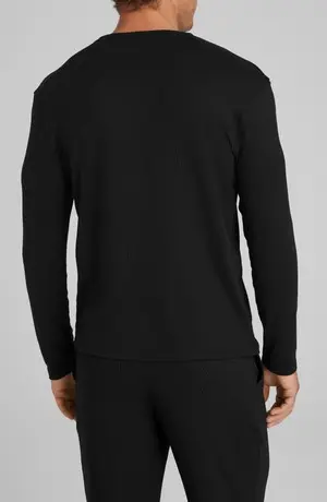 Tommy John Long Sleeve Crewneck Shirt - Black