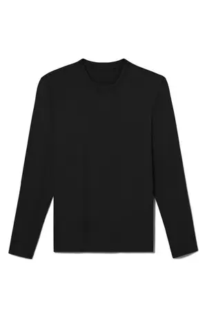Tommy John Long Sleeve Crewneck Shirt - Black