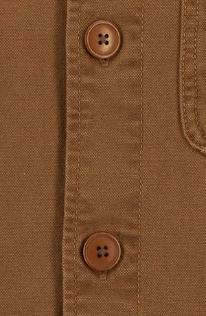 Barbour Bowland Cotton Canvas Chore Coat - Umber